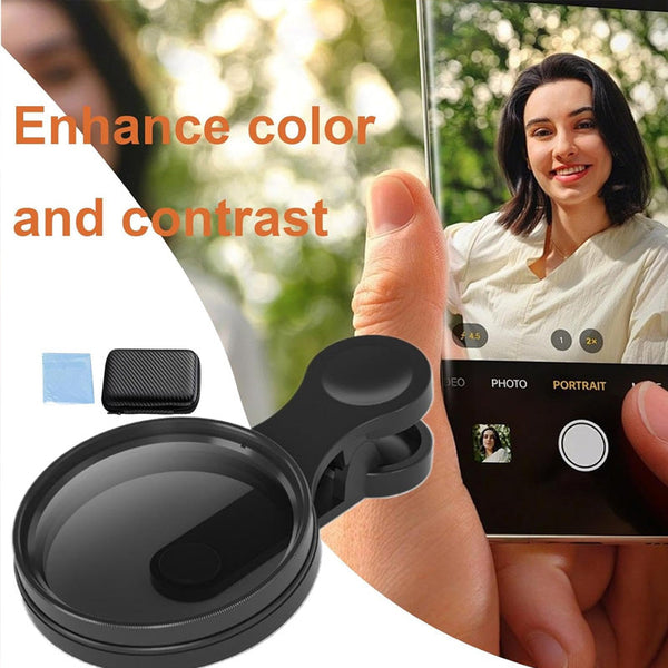 Ultratynn sirkulært polarisasjonsfilter med klemme – debeauy